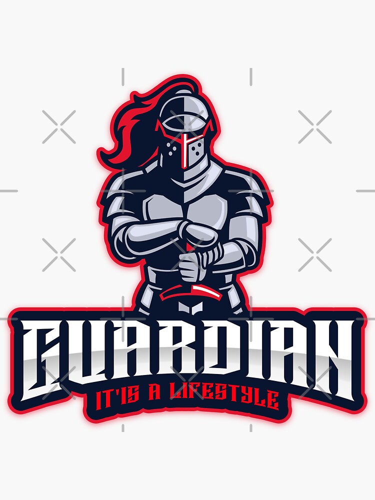 "Guaridan, it's a lifestyle." Sticker by Quotester | Redbubble
