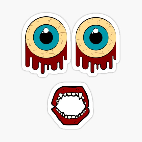"Halloween Dead Eye with Blood - Halloween Monster Scary Face Costume ...