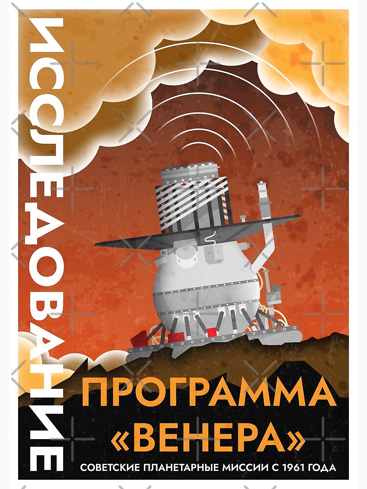 "Explore Venus: Venera Program Soviet Missions Since 1961 (In Russian ...
