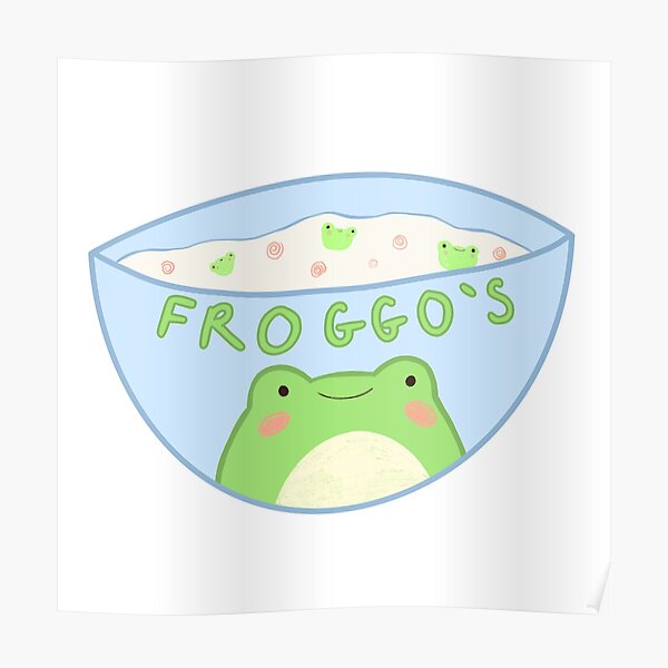 "Bowl of frog cereal" Poster by BerryExpress | Redbubble