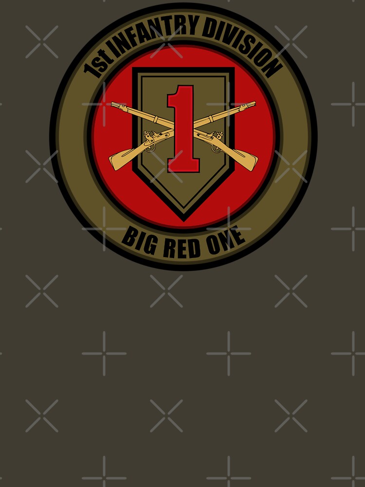 "1st Infantry Division - Big Red One" T-shirt for Sale by StrongVlad ...