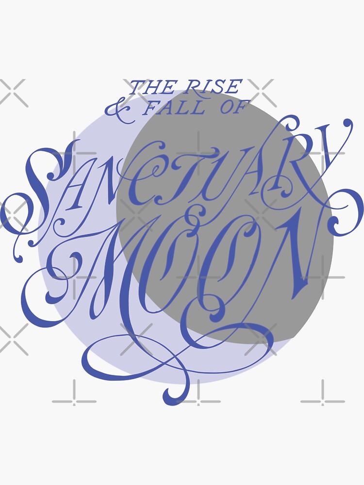 "Sanctuary Moon" Sticker for Sale by CrownAndThistle | Redbubble