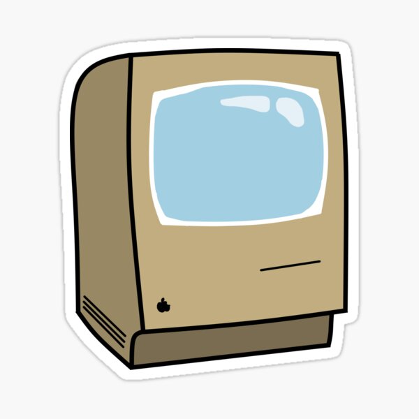 "Macintosh" Sticker by Ladrigon | Redbubble