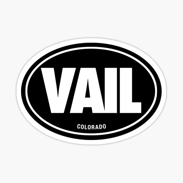 "VAIL - EURO STICKER - Alternate" Sticker for Sale by cpinteractive ...