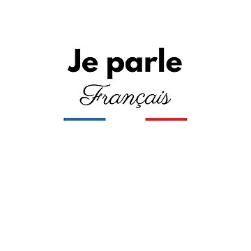 "Je Parle Français" Pin for Sale by Ilies-Explore | Redbubble