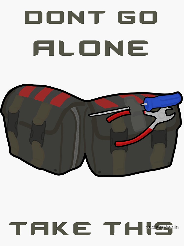 "CSGO DONT GO ALONE Defuse Kit" Sticker for Sale by zcore101 | Redbubble