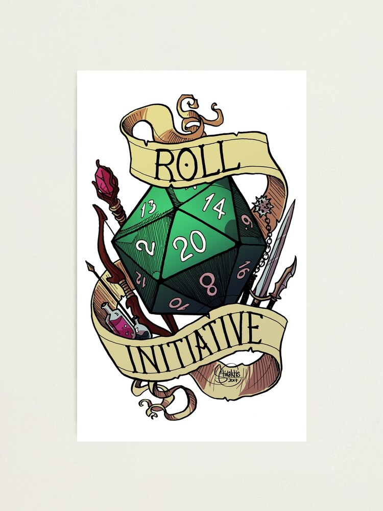 "Roll Initiative" Photographic Print for Sale by optimisteve | Redbubble