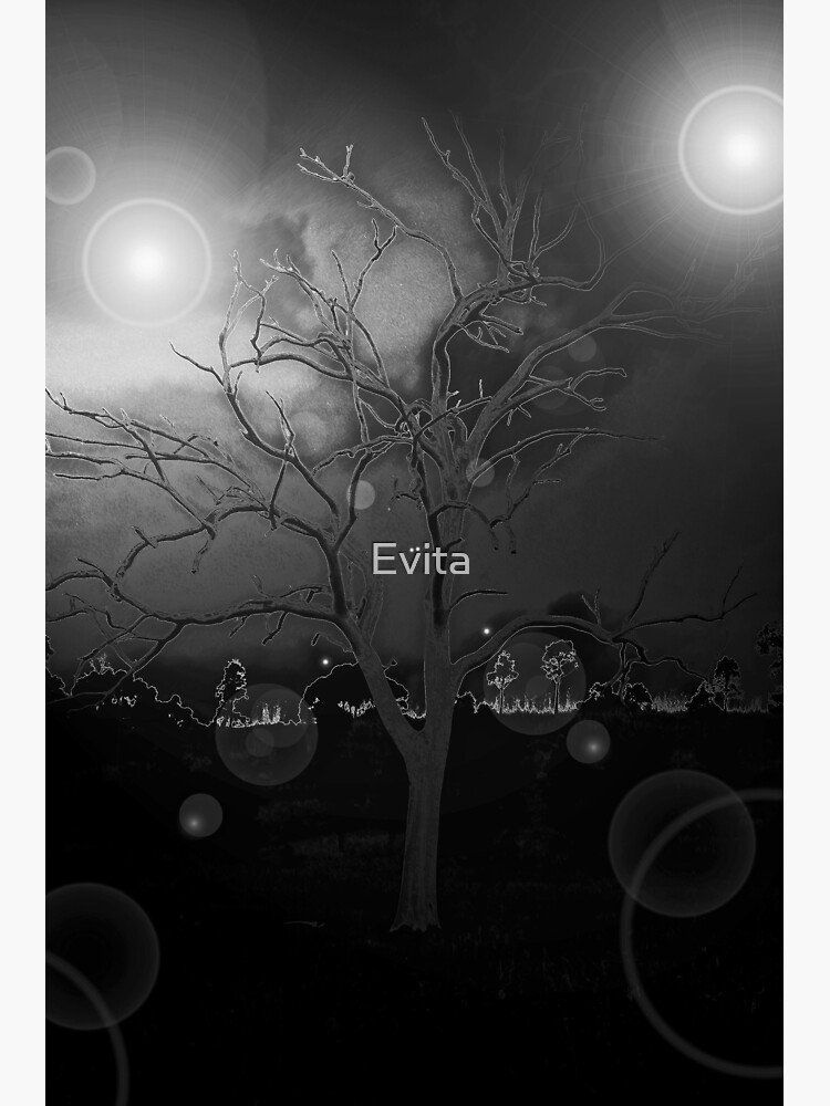 "Bewitched Tree" Sticker for Sale by Evita | Redbubble