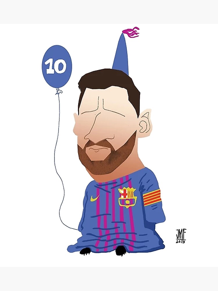"Mini Messi" Canvas Print by JMFshop | Redbubble