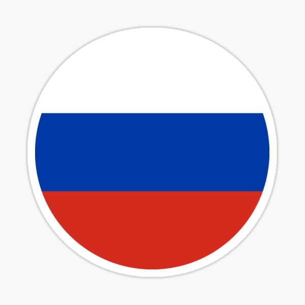 "Russia Russian flag flag" Sticker for Sale by GeogDesigns | Redbubble