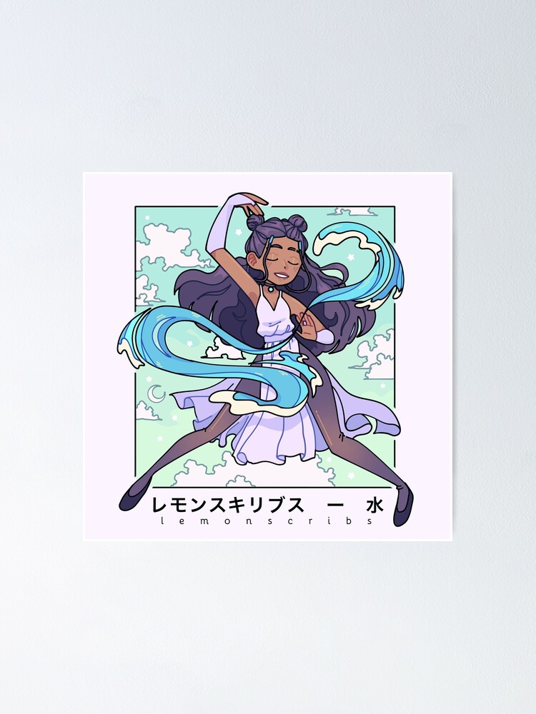 "Waterbender" Poster by SilAchan | Redbubble