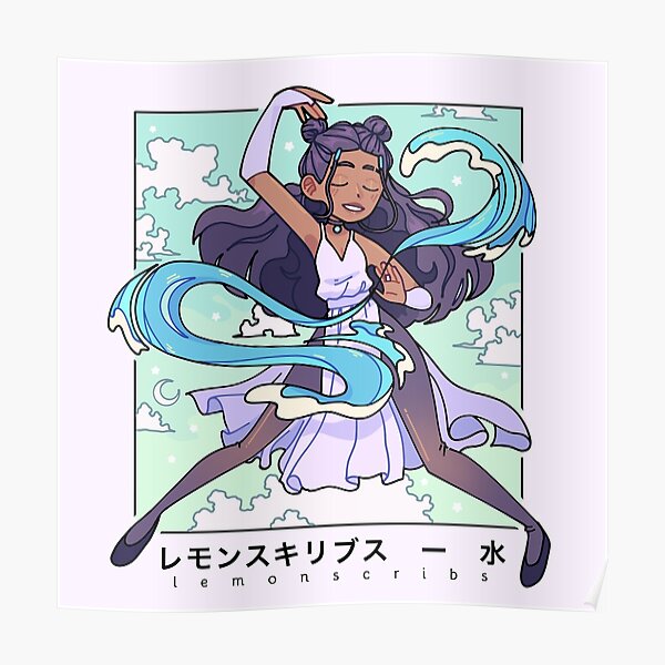 "Waterbender" Poster by SilAchan | Redbubble