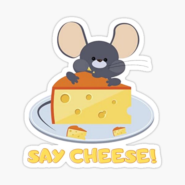"Say Cheese !" Sticker for Sale by ParthAshar | Redbubble