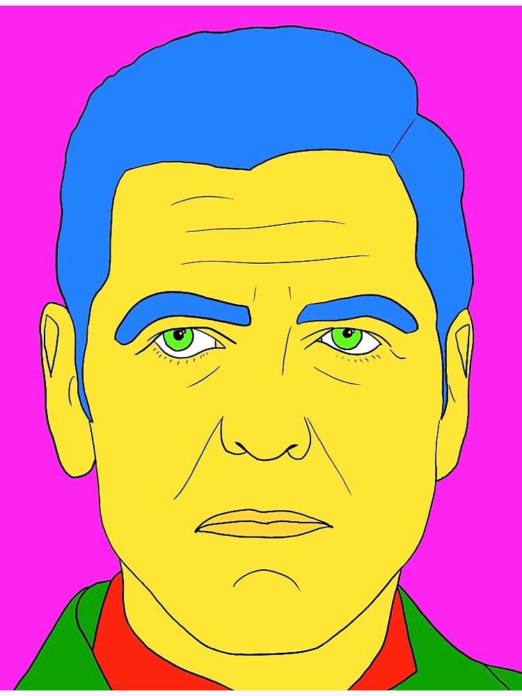 "Grumpy George" Sticker for Sale by Koalourful | Redbubble