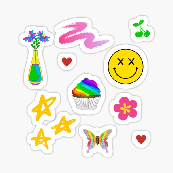 "Pattern 1 | Sticker Pack | Happy Face | " Sticker for Sale by ...