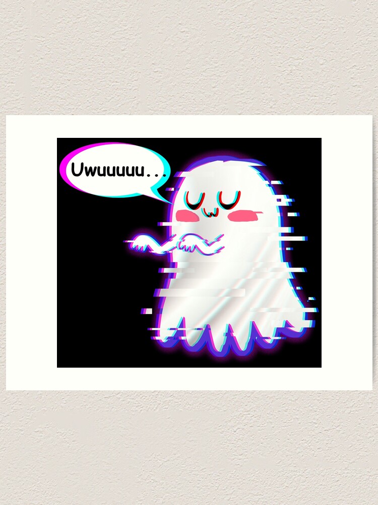 "UwU Ghost" Art Print by BaguioAesthetic | Redbubble