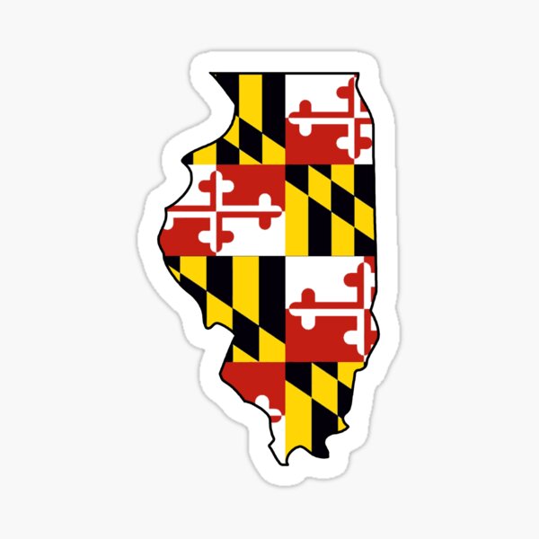 Maryland Flag Stickers | Redbubble