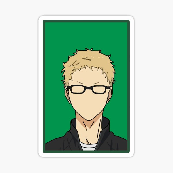 "Tsukishima - Haikyuu" Sticker for Sale by Natalie-239 | Redbubble