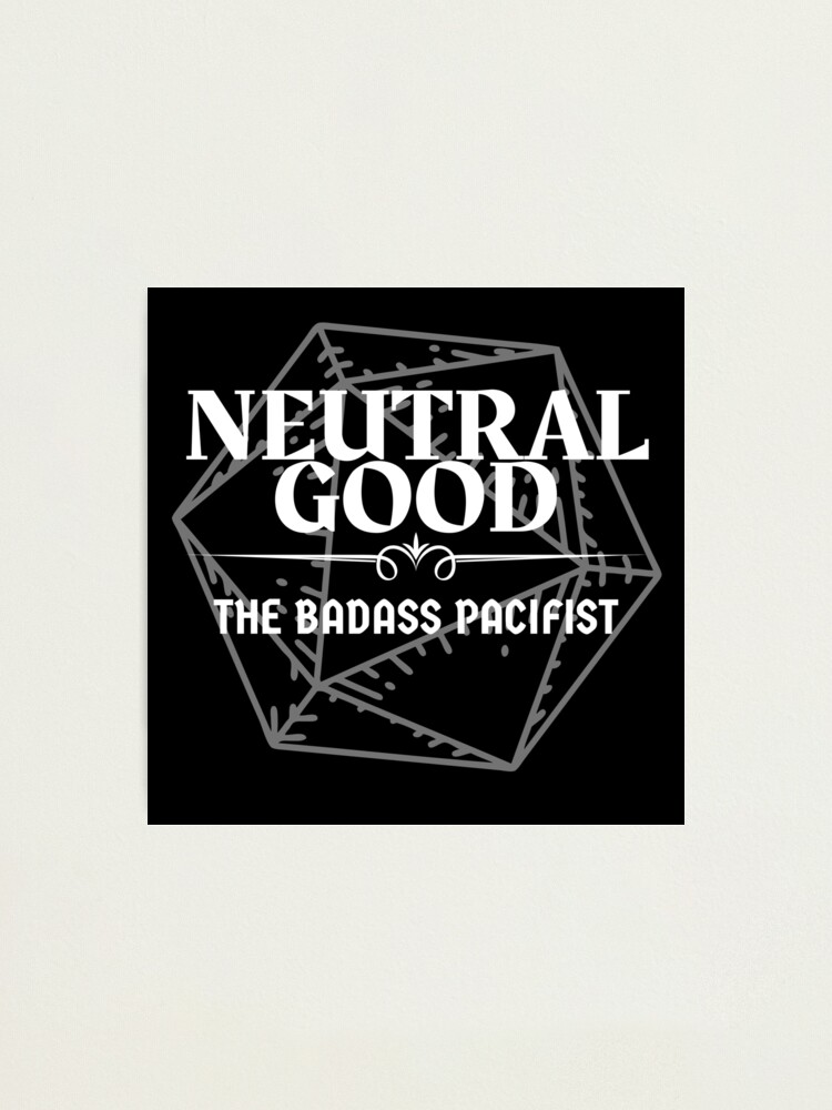 Lámina fotográfica «Impresión de alineación de caracteres DnD "Neutral ...