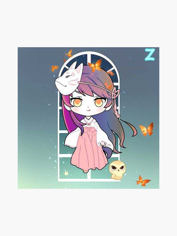 "Cute Spirit Girl " Sticker by zaihayati | Redbubble