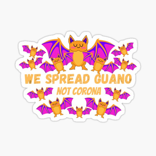 "UwU Bat Guano" Sticker by BaguioAesthetic | Redbubble