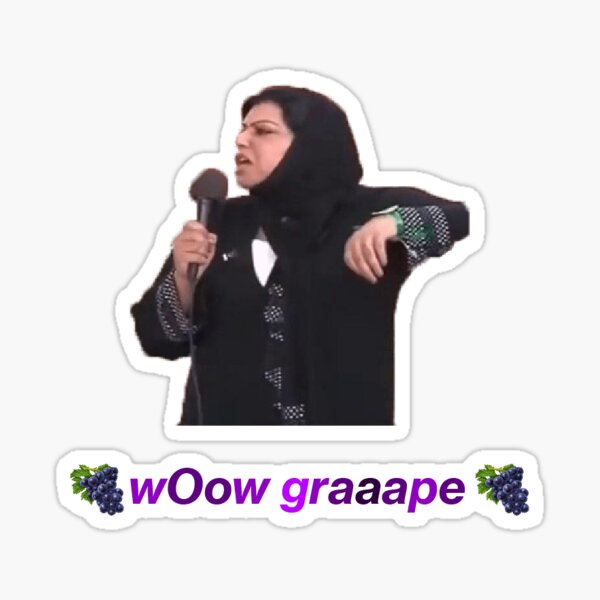 "Grape meme" Sticker for Sale by eeshabakht | Redbubble