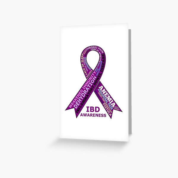 "IBD awareness ribbon" Greeting Card for Sale by Markotropoya22 | Redbubble