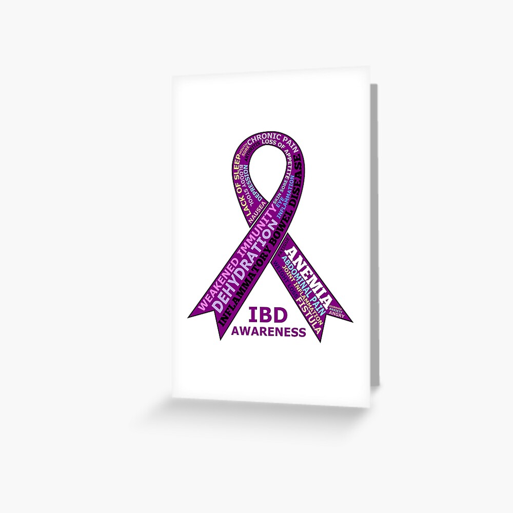 "IBD awareness ribbon" Greeting Card for Sale by Markotropoya22 | Redbubble