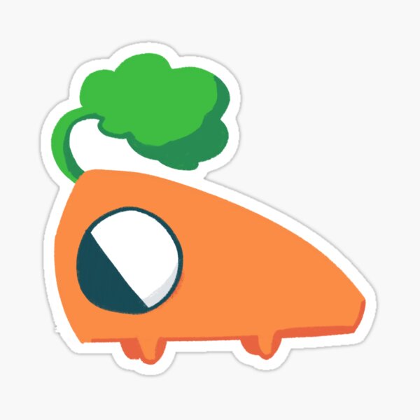 "compost carrot" Sticker for Sale by wall-snake | Redbubble