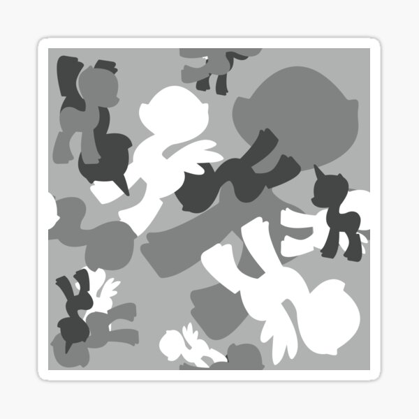 "Brony Military Urban Camo" Sticker for Sale by samohtlion | Redbubble