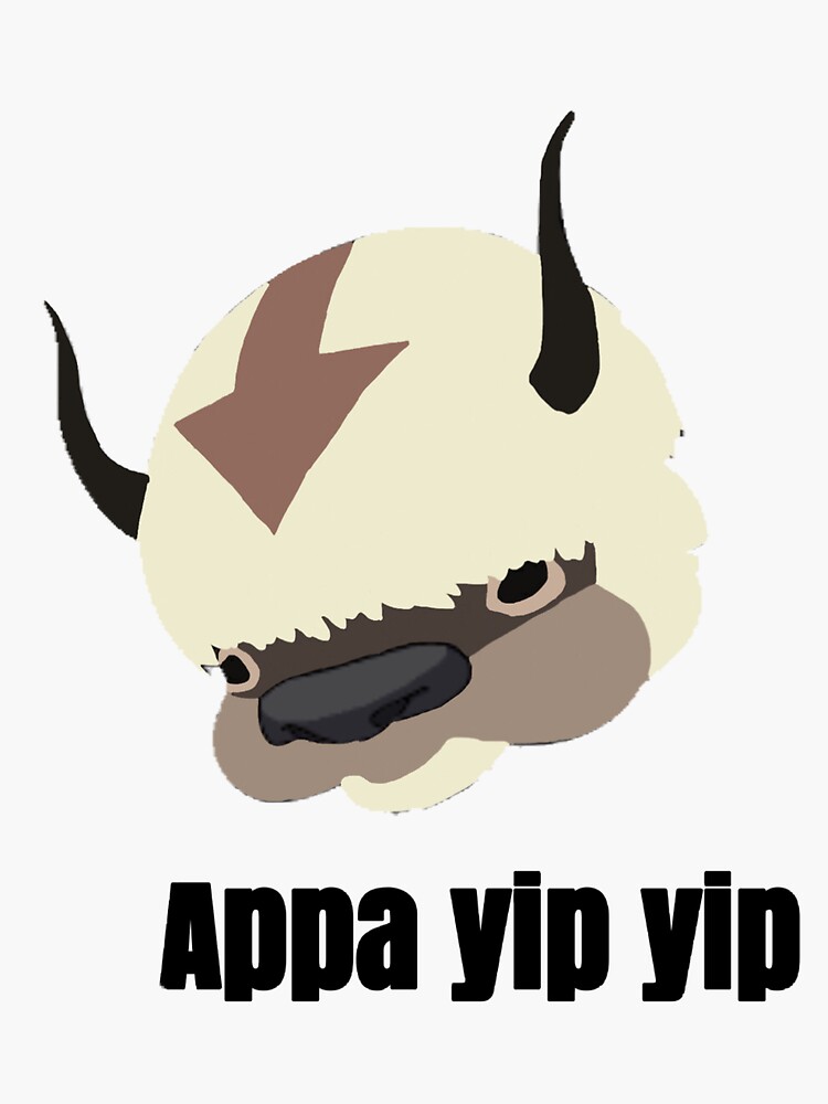 "Appa" Sticker by alsupwe3 | Redbubble