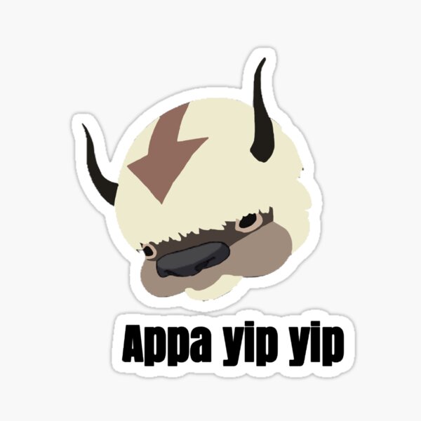 "Appa" Sticker by alsupwe3 | Redbubble