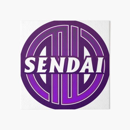 "Sendai Municipality Japanese Symbol Anime Style" Art Board Print by ...