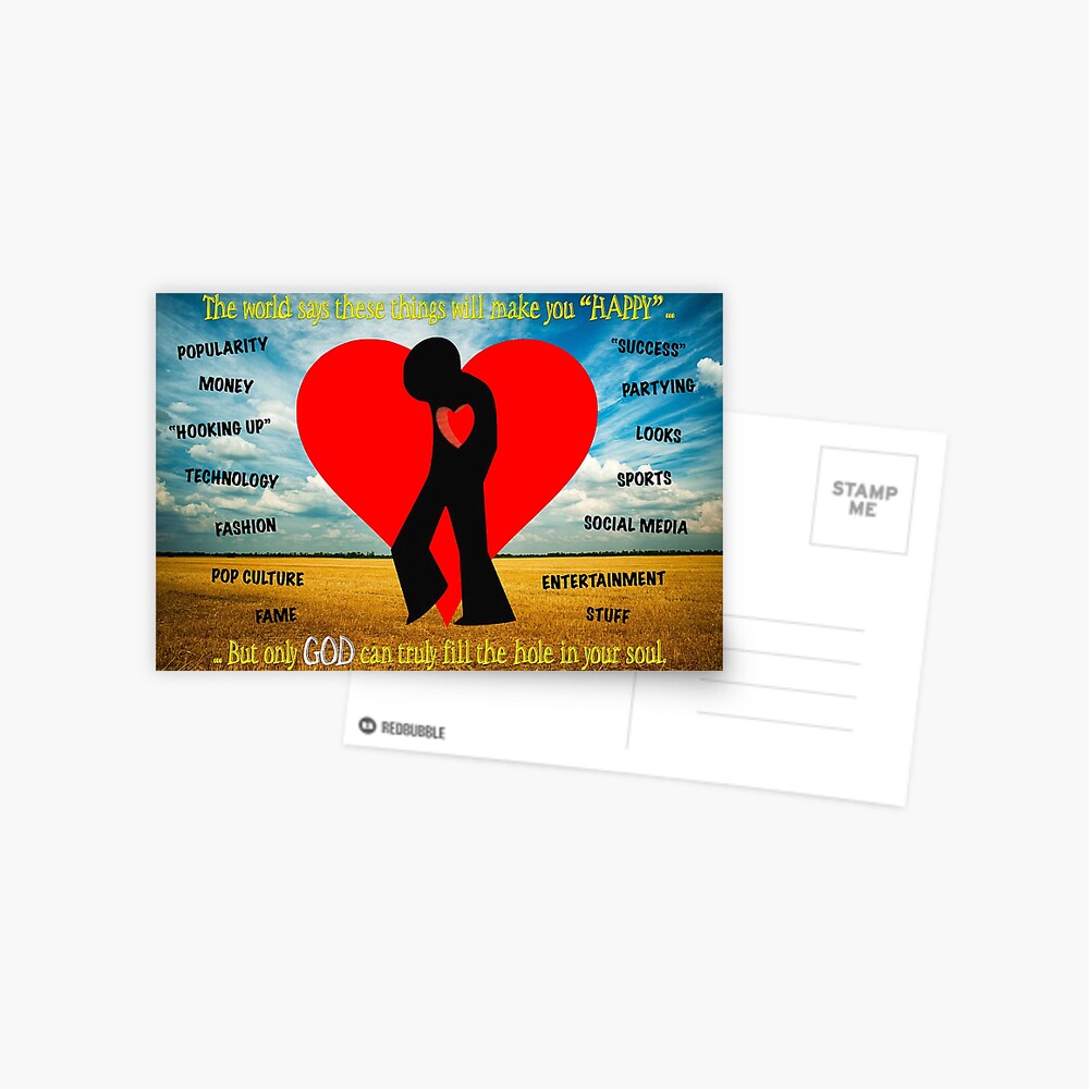 "Only God Can Fill the Hole in Your Soul - 1" Poster for Sale by The ...