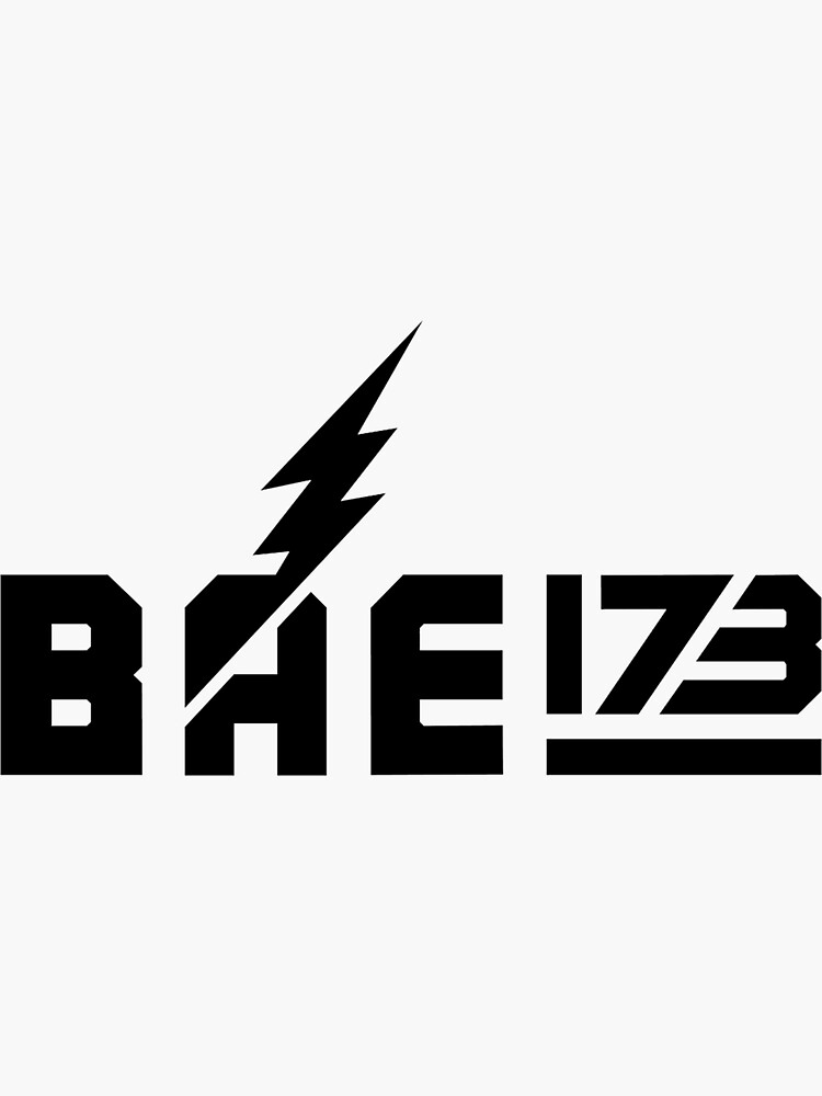 "BAE173 LOGO" Sticker for Sale by majestydlcdo | Redbubble