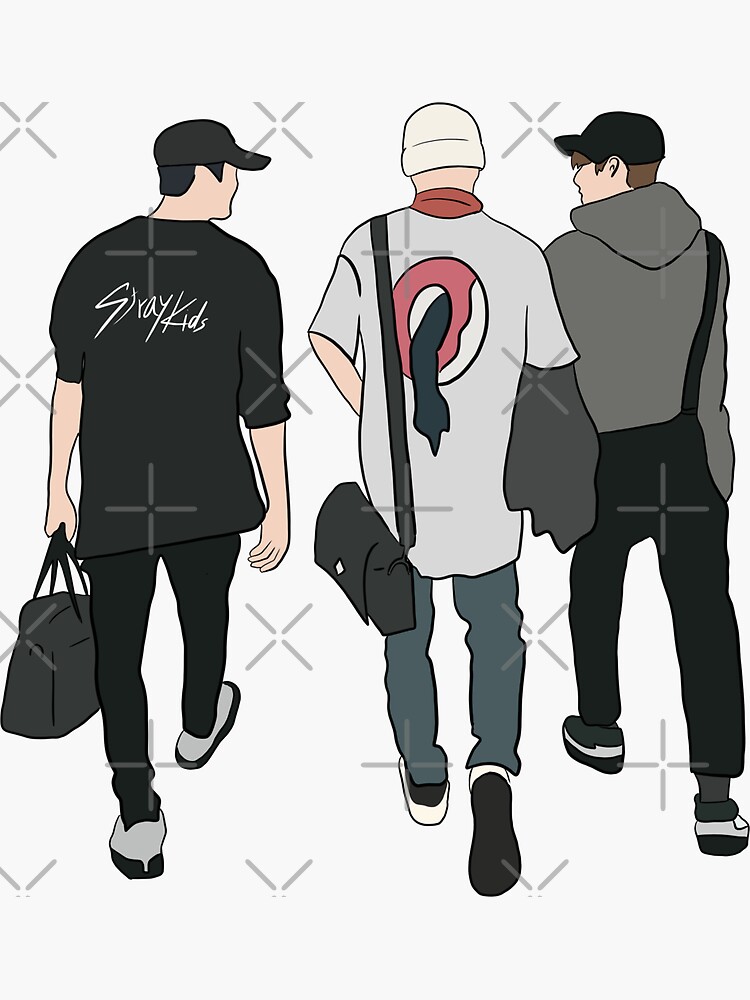 "Sticker - 3racha in LA , Stray Kids" Sticker for Sale by AmyDoungel ...