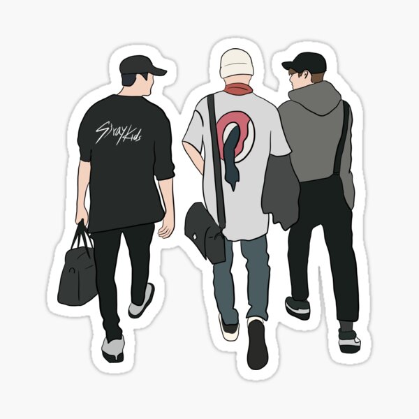 "Sticker - 3racha in LA , Stray Kids" Sticker for Sale by AmyDoungel ...
