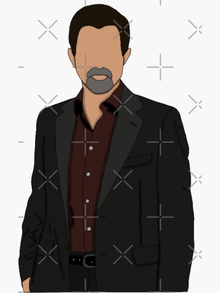 "Agent Rossi" Sticker for Sale by Littles-Shop | Redbubble