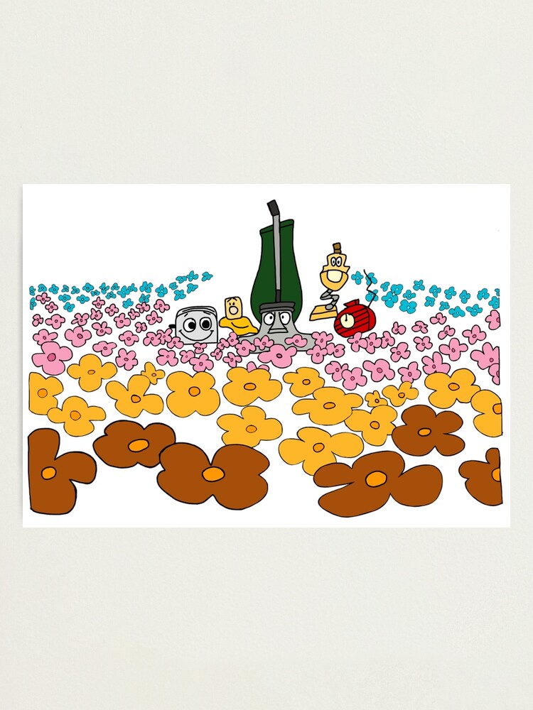 "The Brave Little Toaster - Flower Field" Photographic Print for Sale ...