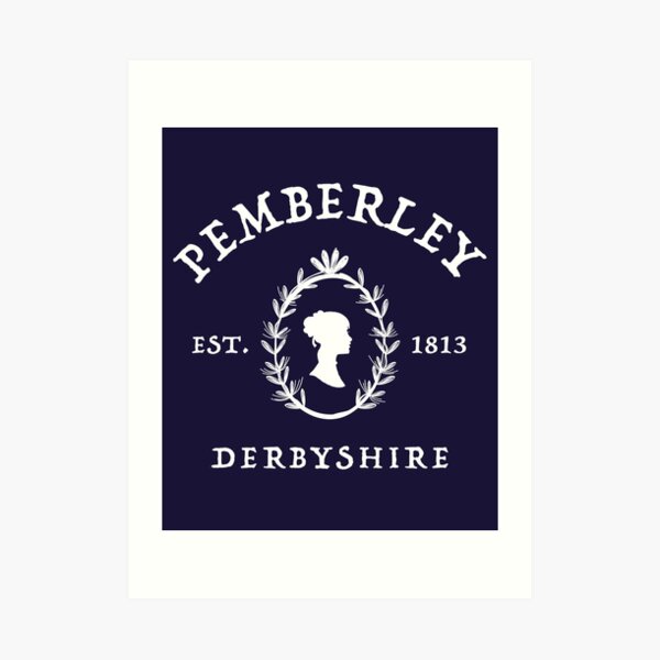 "Pemberley - Pride And Prejudice Jane Austen - Classic English Vintage ...