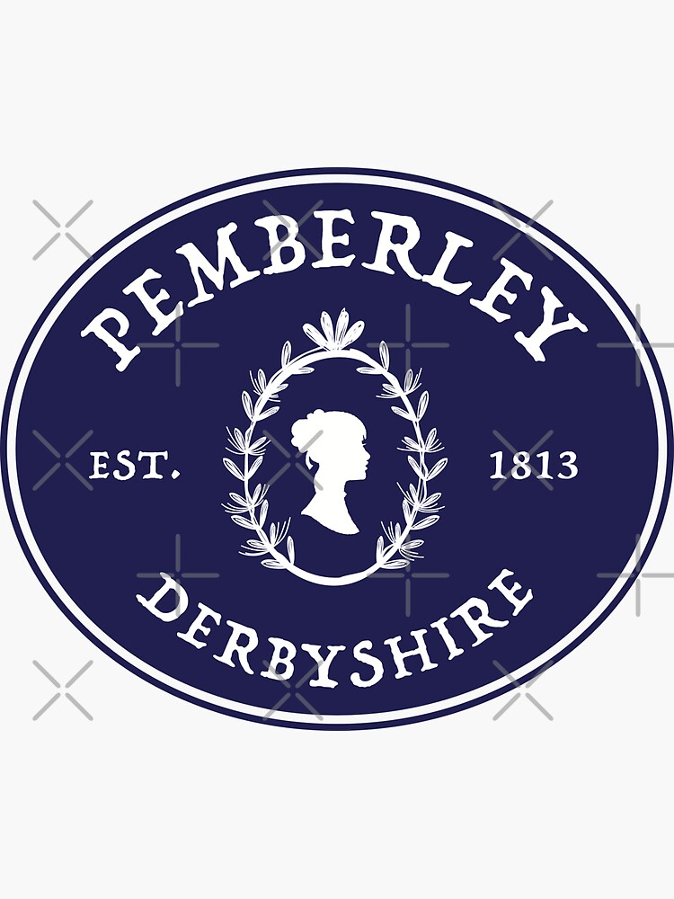 "Pemberley - Pride And Prejudice Jane Austen - Classic English Vintage ...