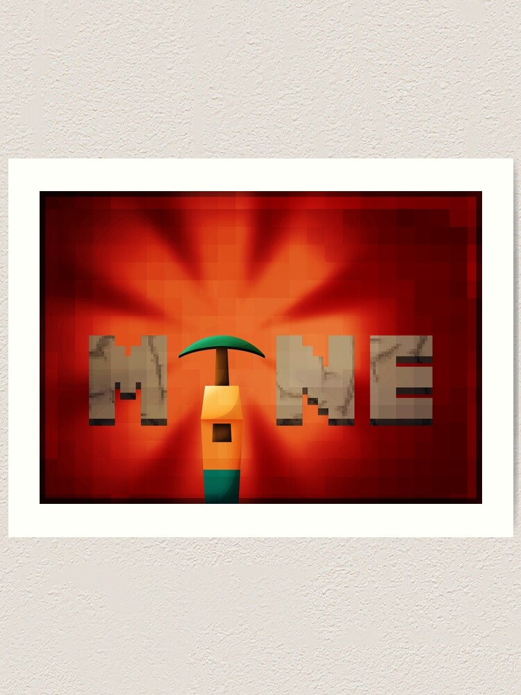 "Minecraft propaganda poster (clean)" Art Print by samdesigns | Redbubble