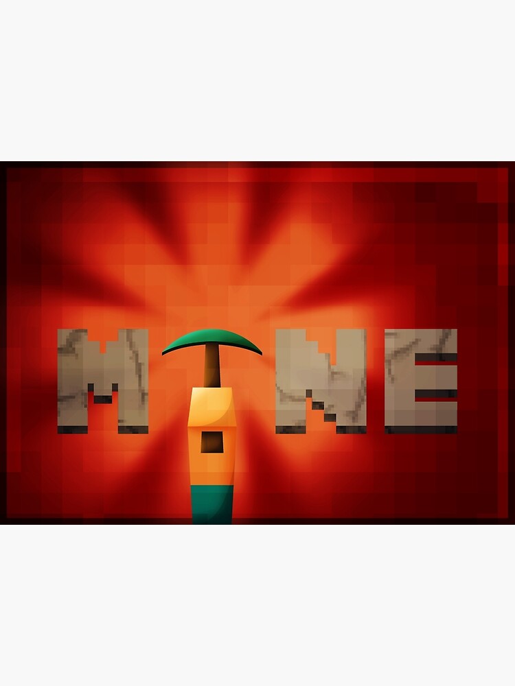 "Minecraft propaganda poster (clean)" Poster by samdesigns | Redbubble