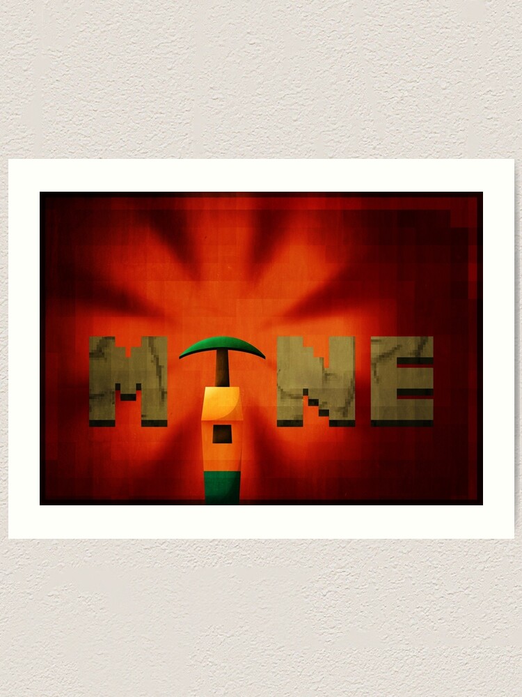"Minecraft propaganda poster" Art Print for Sale by samdesigns | Redbubble