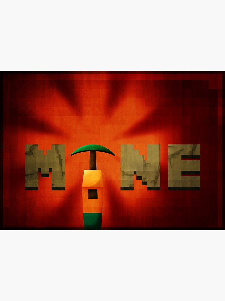 "Minecraft propaganda poster" Sticker by samdesigns | Redbubble