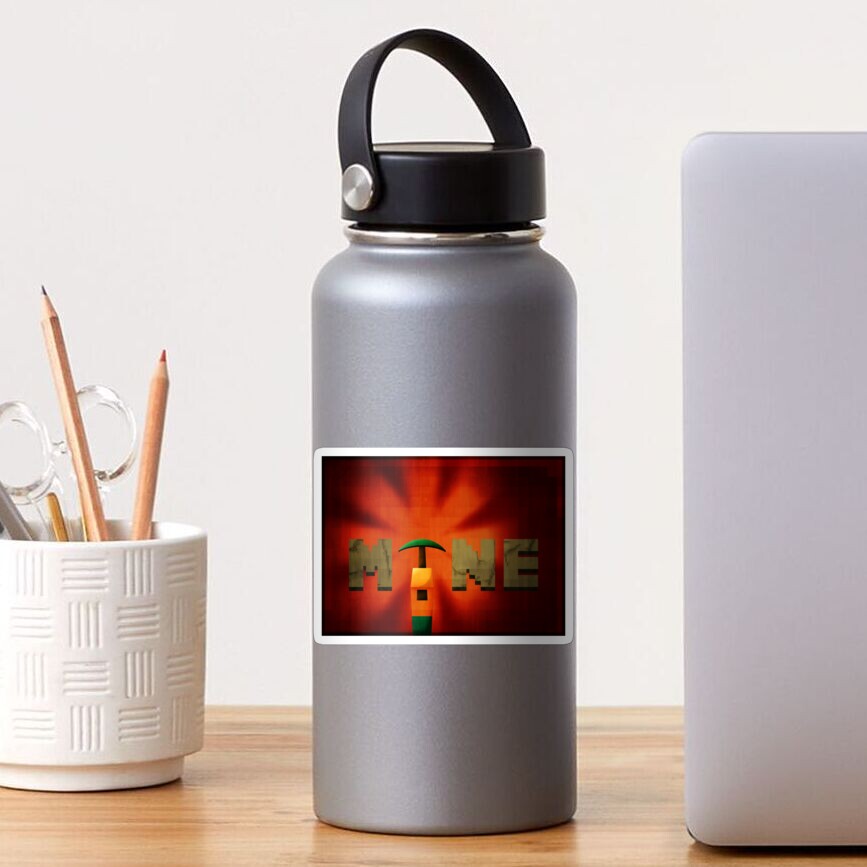 "Minecraft propaganda poster" Sticker by samdesigns | Redbubble