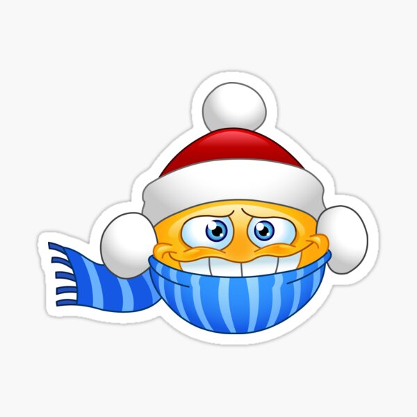 "Winter Emoticon" Sticker for Sale by yayayoy | Redbubble
