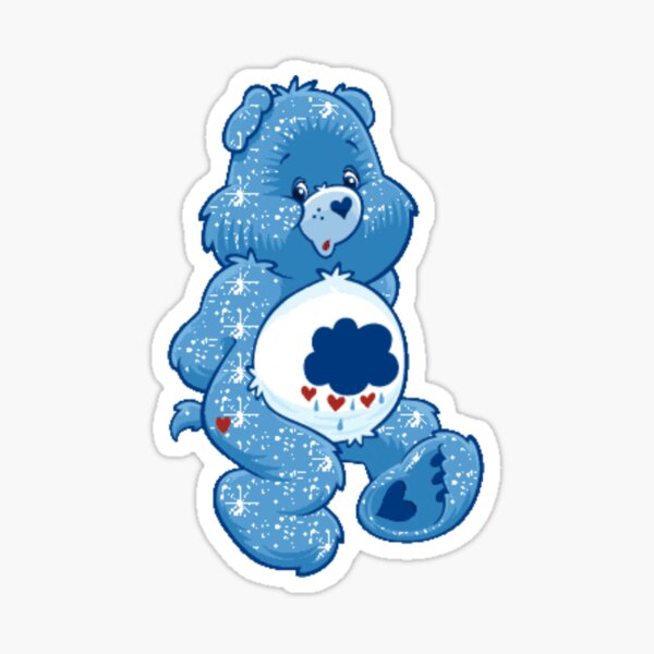 "blue bear" Sticker for Sale by maggo | Redbubble