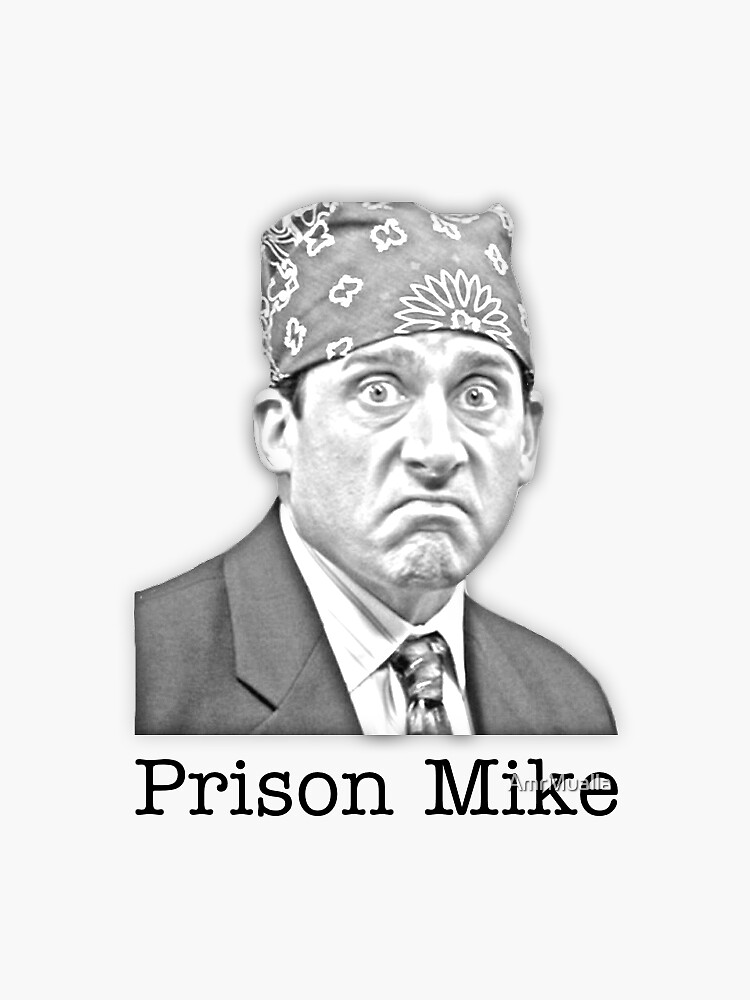 "Prison Mike" Sticker by AmrMualla | Redbubble