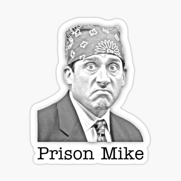 "Prison Mike" Sticker by AmrMualla | Redbubble